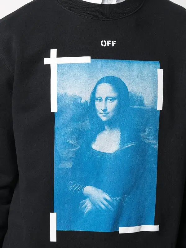 Off-White Mona Lisa Print Sweatshirt