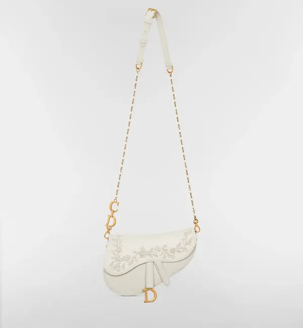 Dior Small Saddle Bag With Chain