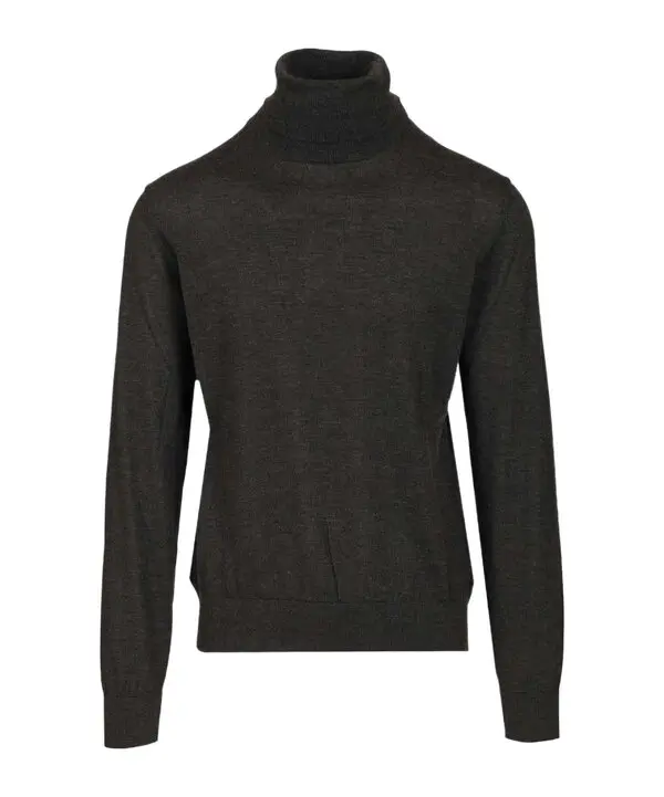 Dolce & Gabbana Turtleneck Knitted Sweater - Black