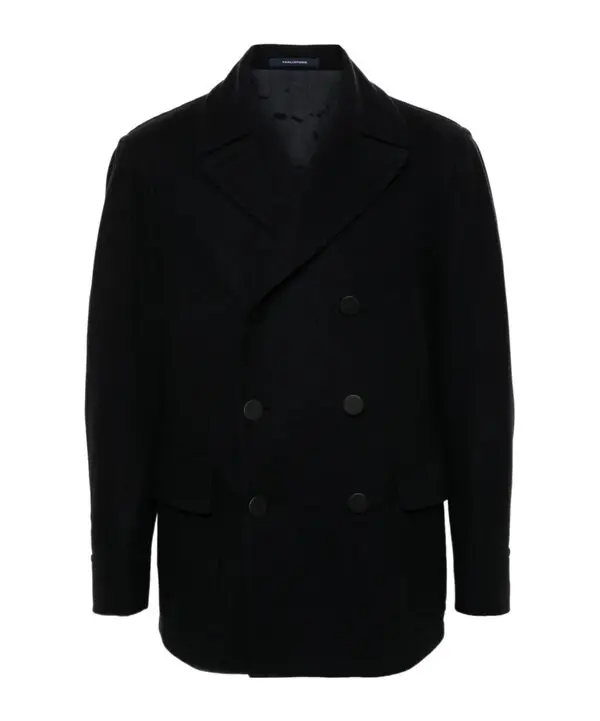 Tagliatore Double-breasted Peaked Lapel Casual Jacket