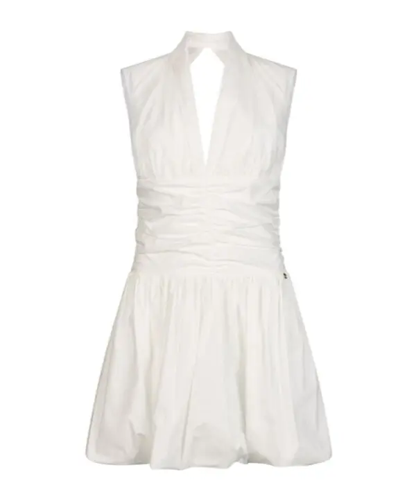 Liu Jo Sleeveless Open Back Dress - White