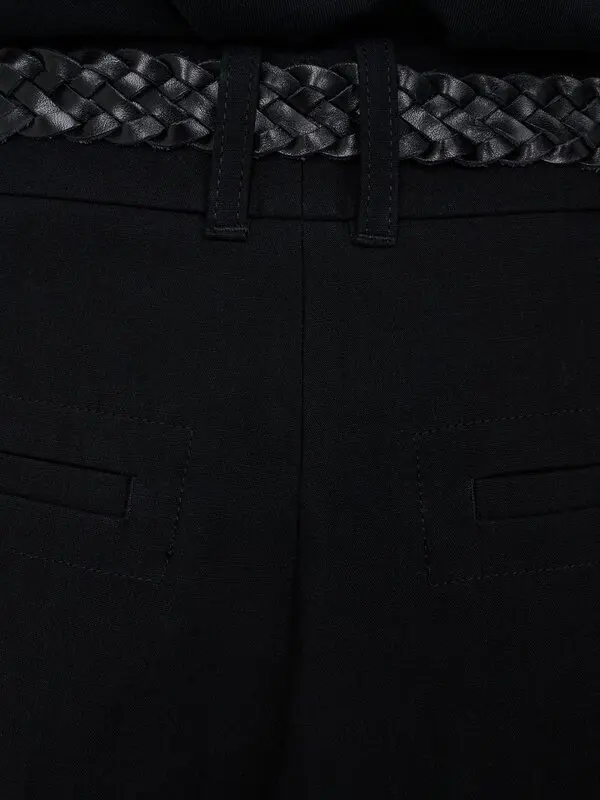Studio Nicholson Minos Pleated Trousers - Black