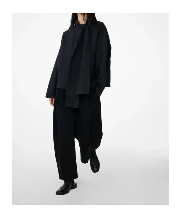 Studio Nicholson Minos Pleated Trousers - Black