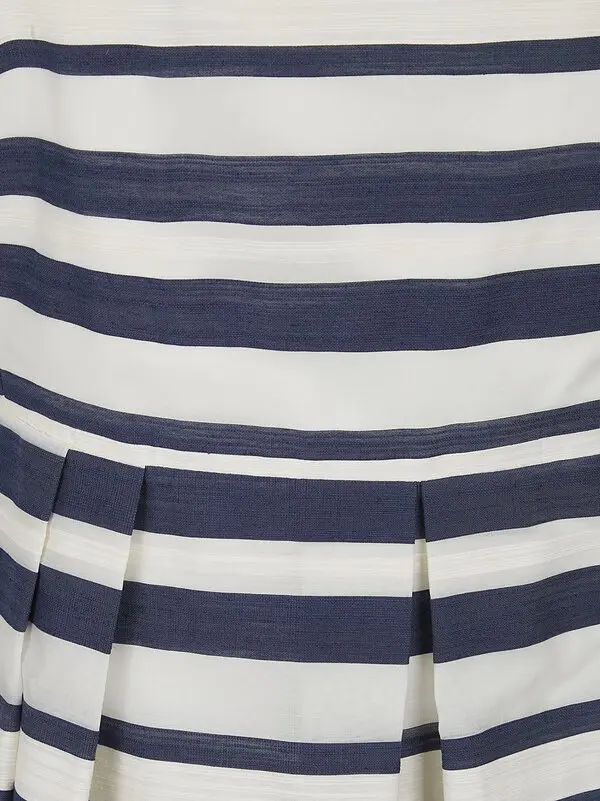 Ralph Lauren Striped Strappy Midi Dress