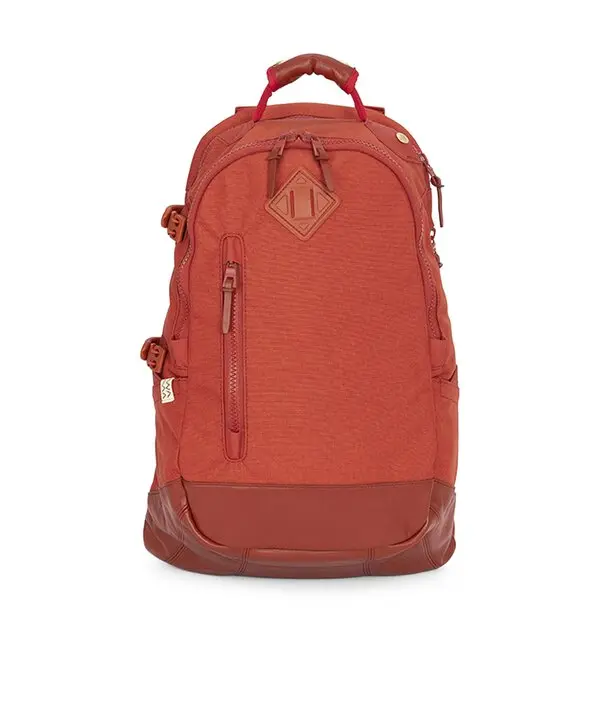 Visvim Logo-patch Zip Backpack - Brown