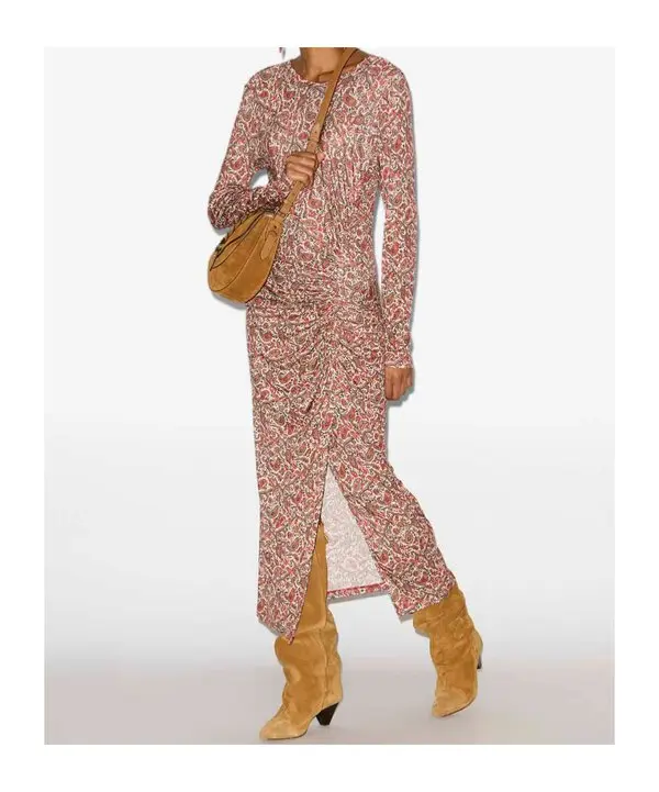 Isabel Marant Étoile Jelina Paisley Print Long Sleeve Dress