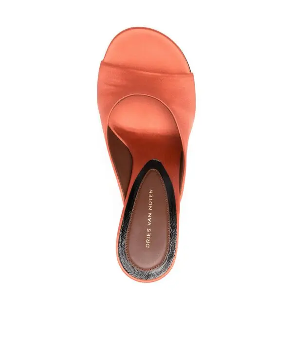 Dries Van Noten Sculptural Wedge Heel Sandals