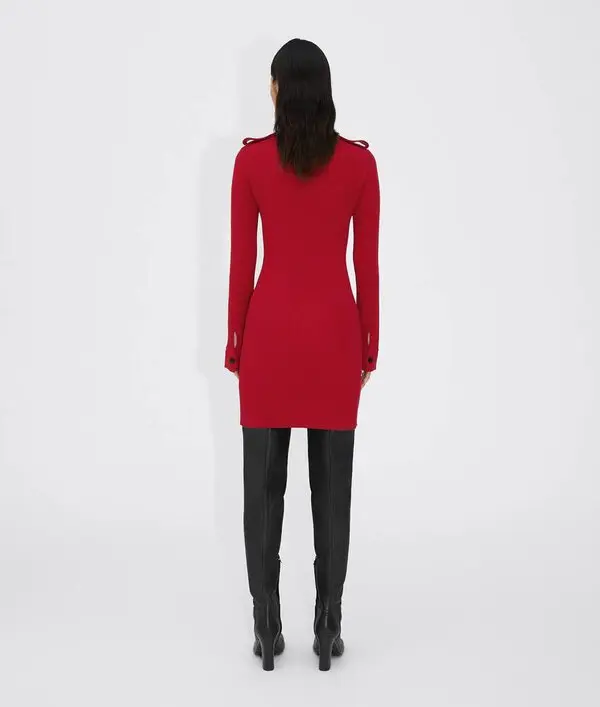 Bottega Veneta Cut-out Triangle Fitted Dress