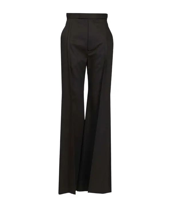 VIVIENNE WESTWOOD Pleated Flared Pants - Black
