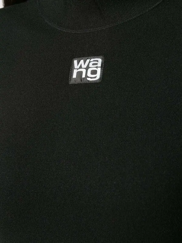 Alexander Wang Mock Neck Short Sleeve T-shirt