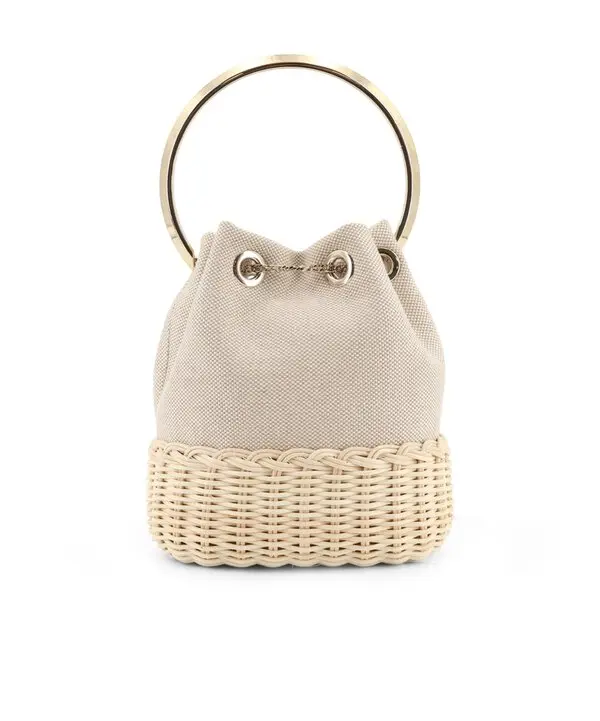 JIMMY CHOO Drawstring Shoulder Bag
