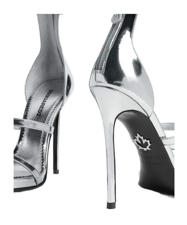 Dsquared2 Heeled Sandals With Stiletto Heel And Zip Closure