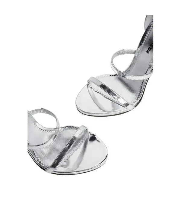 Dsquared2 Heeled Sandals With Stiletto Heel And Zip Closure