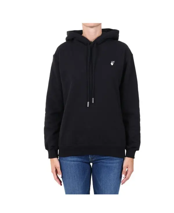 Off-White Floral Arrows Hoodie - Black