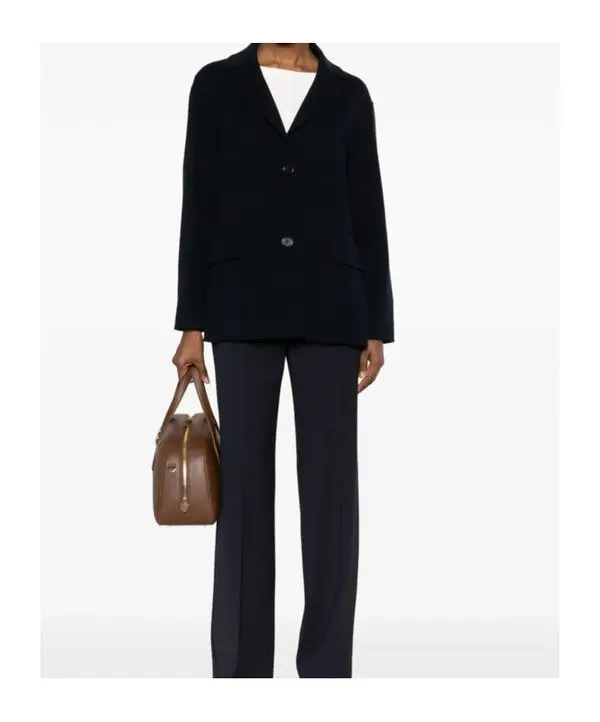 Max Mara Melfi Single-breasted Blazer - Black