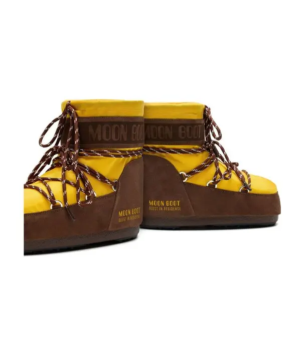 Moon Boot Icon Low Lace-up Boots - Red
