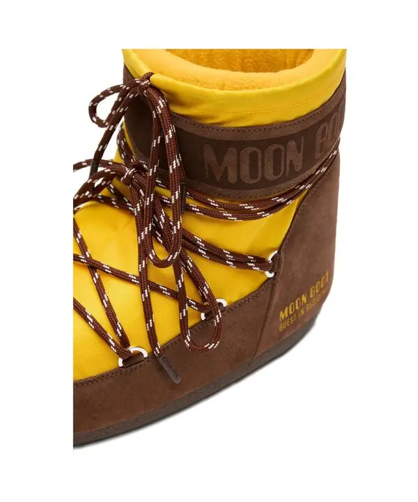 Moon Boot Icon Low Lace-up Boots - Red
