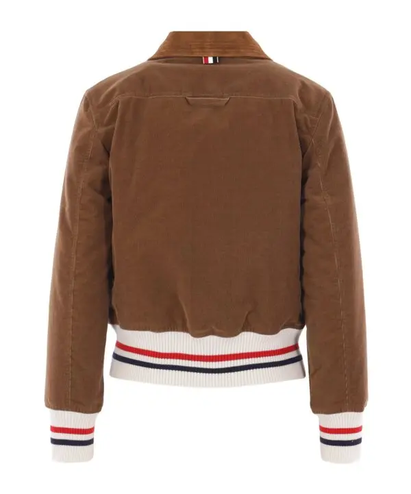 Thom Browne Padded Cropped Corduroy Jacket