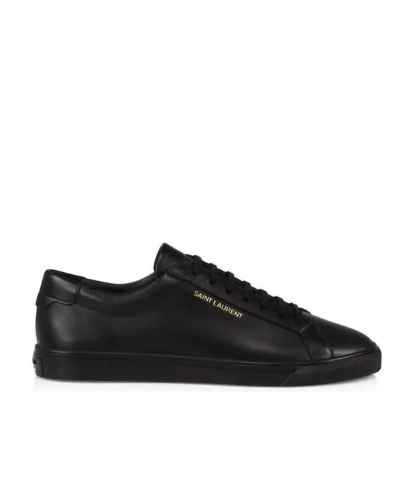 Saint Laurent Andy Lace-up Sneakers - Black