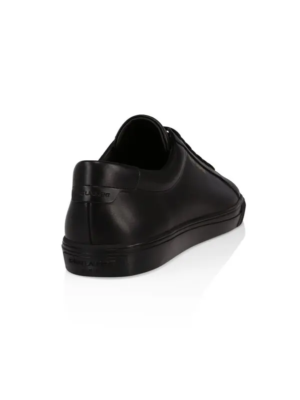 Saint Laurent Andy Lace-up Sneakers - Black