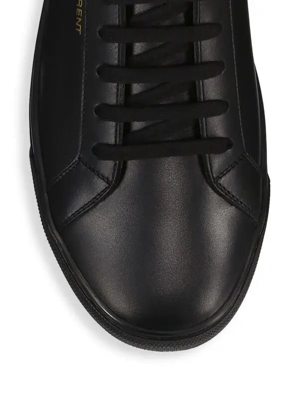 Saint Laurent Andy Lace-up Sneakers - Black