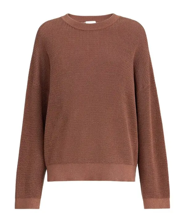 Brunello Cucinelli Sparkling Detail Long Sleeve Sweater