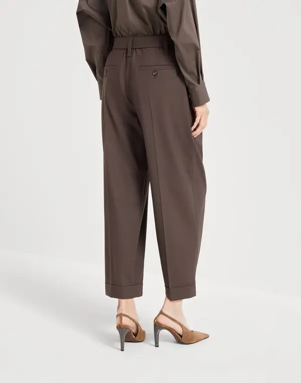 Brunello Cucinelli Belted Tailored Trousers