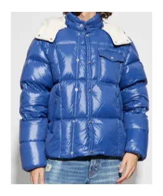 Moncler Serfanto Hooded Puffer Jacket - Blue