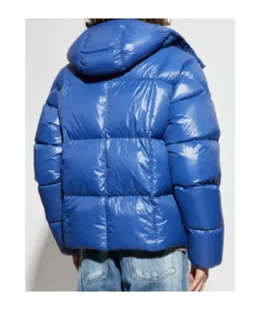 Moncler Serfanto Hooded Puffer Jacket - Blue