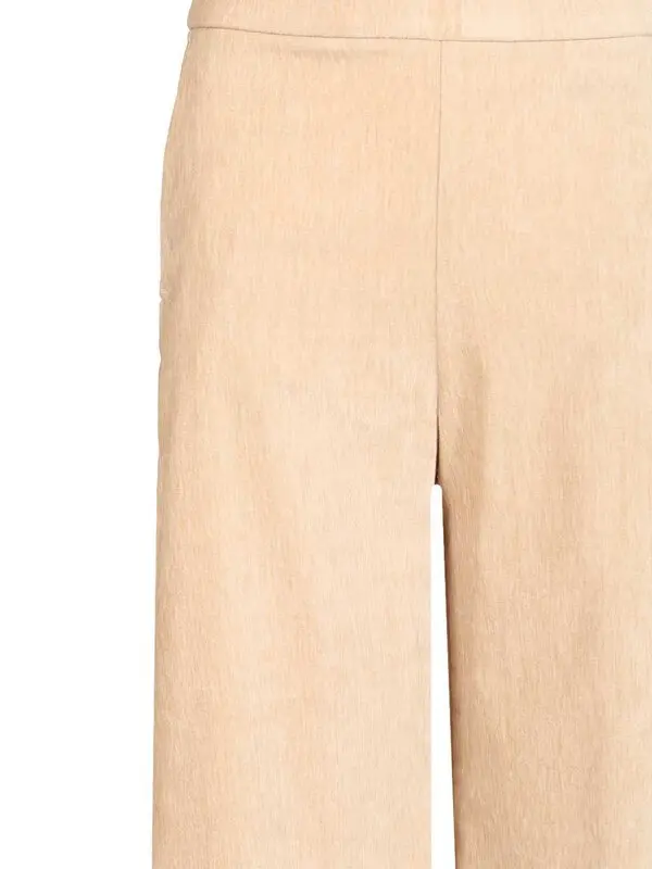 FORTE_FORTE High-waisted Velvet Wide Leg Pants