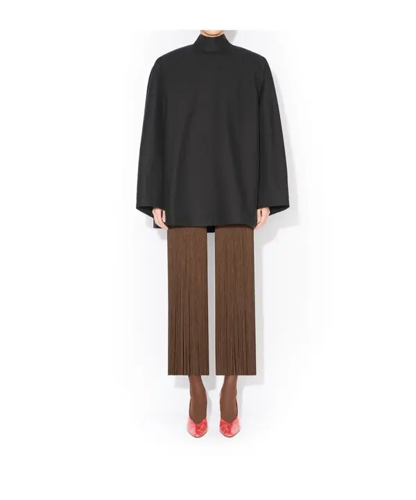 Alaïa High Neck Tie-back Jacket