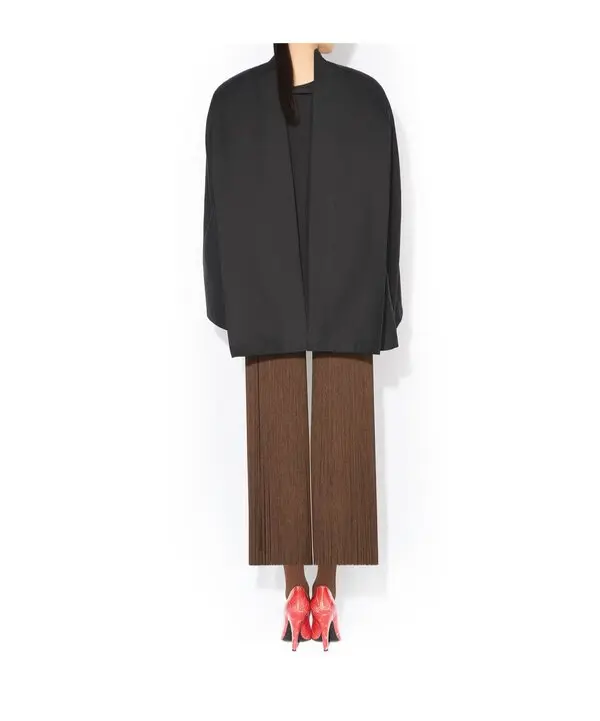Alaïa High Neck Tie-back Jacket