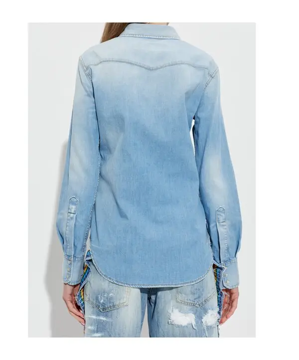 Dsquared2 Buttoned Denim Shirt