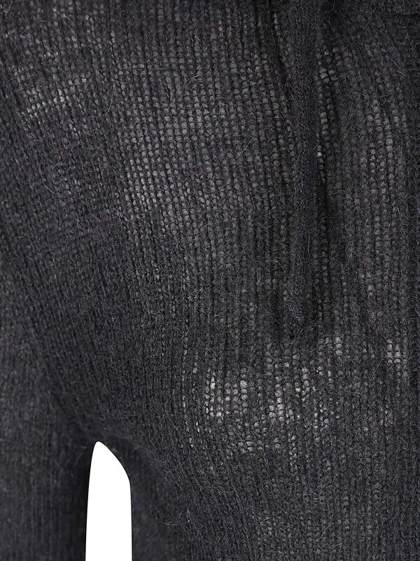 Our Legacy Zip-up Hooded Sweater With Ribbed Hem