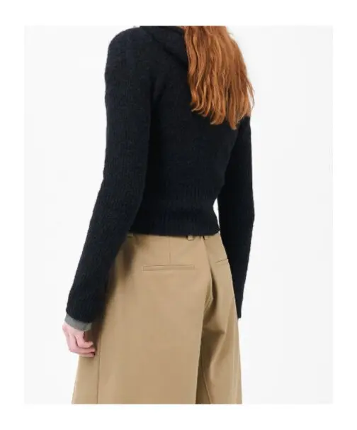 Our Legacy Zip-up Hooded Sweater With Ribbed Hem