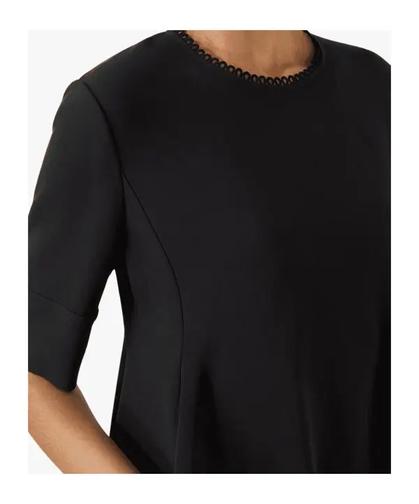 Chloé Short Sleeve Crewneck Dress