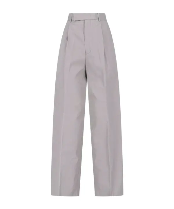 JIL SANDER Tailored Straight Leg Trousers - Gray