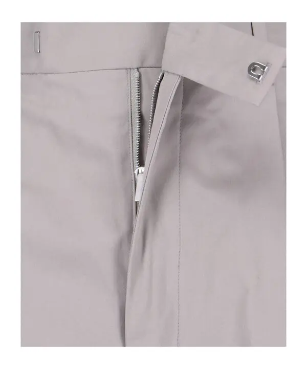 JIL SANDER Tailored Straight Leg Trousers - Gray