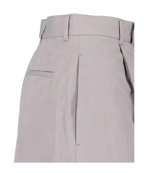 JIL SANDER Tailored Straight Leg Trousers - Gray