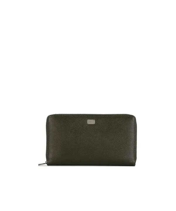 Dolce & Gabbana Logo Details Wallet - Black