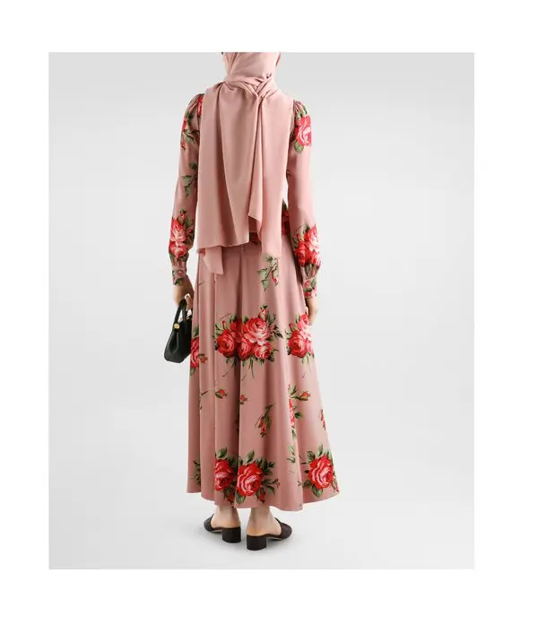 Dolce & Gabbana Floral Print Midi Dress