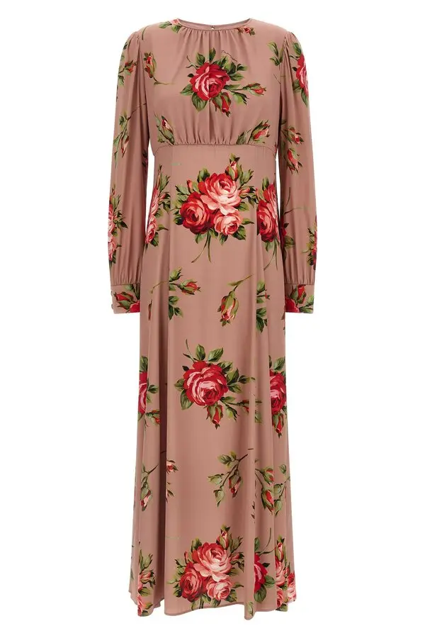 Dolce & Gabbana Floral Print Midi Dress