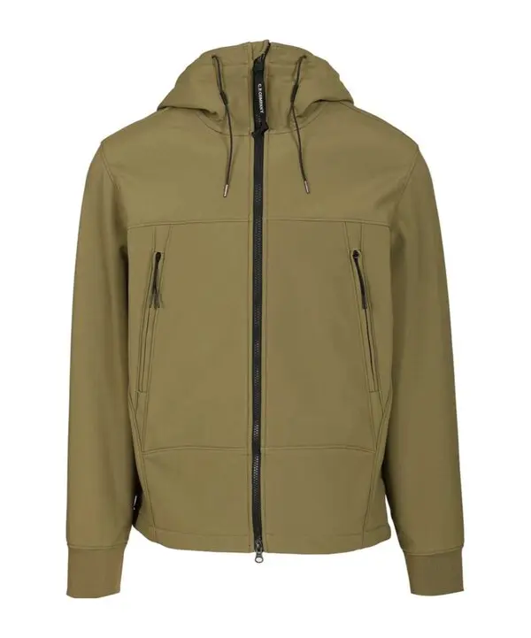 C.P. COMPANY Goggle Hooded Jacket - Green