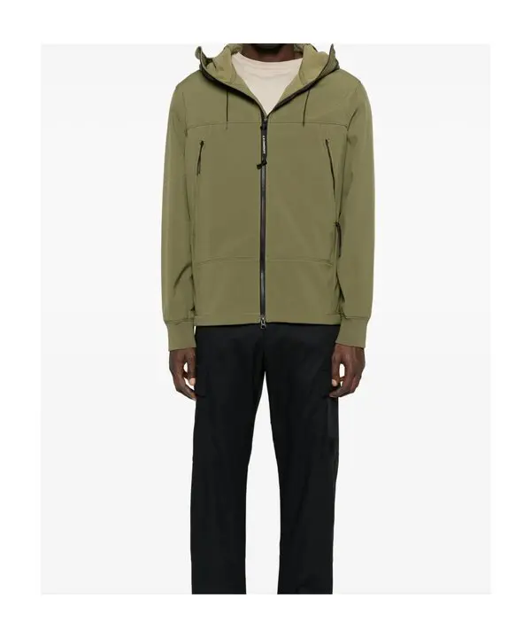 C.P. COMPANY Goggle Hooded Jacket - Green