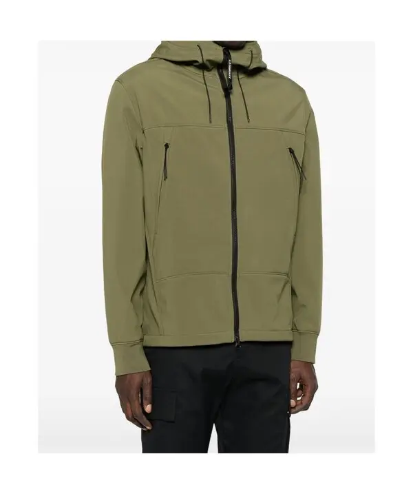 C.P. COMPANY Goggle Hooded Jacket - Green