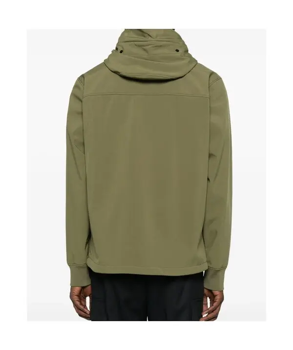 C.P. COMPANY Goggle Hooded Jacket - Green