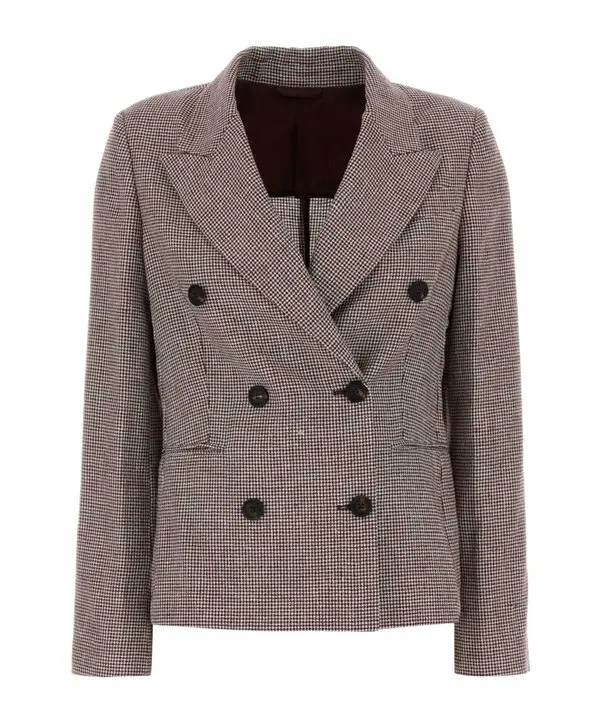 Brunello Cucinelli Double-breasted Blazer - Gray