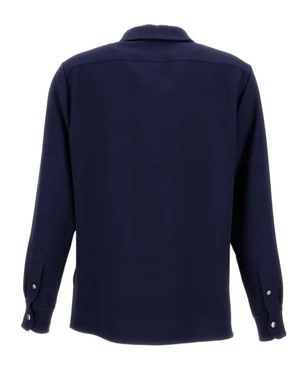 Ralph Lauren Double-breasted Tailored Shirt - Black
