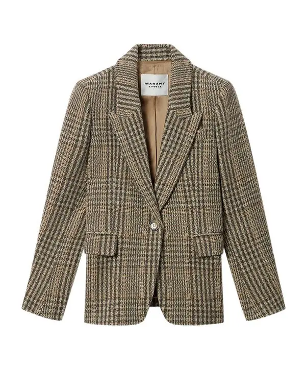 Isabel Marant Étoile Kerstin Checked Blazer