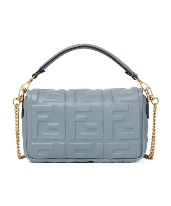 Fendi Baguette Ff Embossed Mini Shoulder Bag